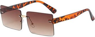 Generic Lunettes de soleil Hip Hop pour hommes et femmes en plein air vacances conduite pare-soleil (couleur : E, taille : moyen) 2026, D, Taille unique