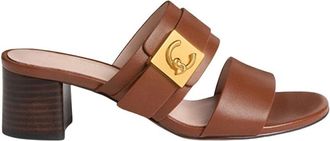 Coccinelle Femme, Chaussures, Brun, Taille: 39 EU Sandales &agrave; talons hauts C-Me Lock