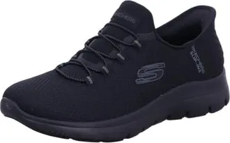 Skechers Femme Hands Free Slip-ins Summits Girls Night Fashion-Sneakers, BBK Black, 40 EU Large