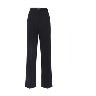 Elisabetta Franchi Wide Hosen - - Trousers - Damen - Schwarzk - M