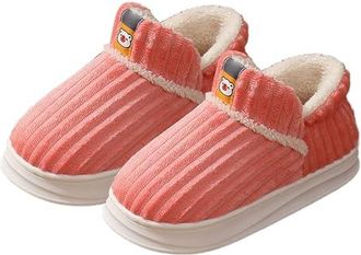 Generic Pantoufles pour adulte Automne et Hiver Int&eacute;rieur et Ext&eacute;rieur Mode Couleur unie Confortable avec Chaud Antid&eacute;rapant Pantoufles Homme S Taille 13, ros