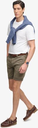 Superdry Short chino fonctionnel - Vert ciboulette