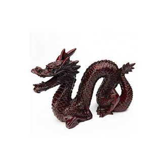 La Chineuse Große Feng-Shui-Drachenfigur - Statuette 14 x 19 cm - Symbol für Macht, Stärke und Langlebigkeit - Chinesische asiatische Dekoration - für Büro, Zuhau