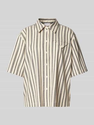 Jake*s Relaxed Fit Hemdbluse mit Brusttasche