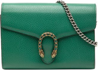 Gucci Hobo Bags - Leather Dionysus Wallet on Chain - Gr. unisize - in Gr&uuml;n - f&uuml;r Damen