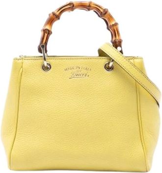 Gucci Sac bandouli&egrave;re vintage Pre-owned - Femme - Pre-owned - Jaune - Taille: ONE Size
