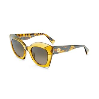 Etnia Barcelona unisex, Accessoires, Brun, Taille: 49 MM Lunettes de soleil Belice Havana clair Jaune/Marron ombré