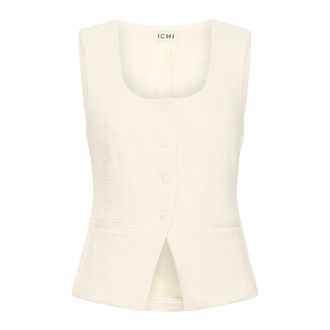 Ichi Ichi, Damen, Jacken, Beige, LGr&ouml;&szlig;e