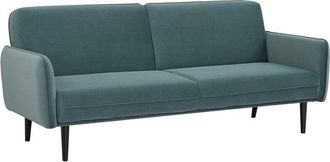 Atmosphera Atmosphera - Canapé clic-clac Daria 3 places velours vert céladon créateur dintérieur