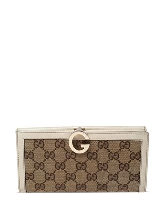 Gucci portefeuille à logo G - Blanc