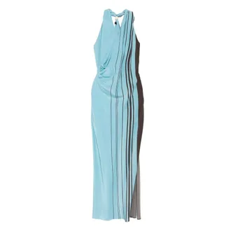 Sir. Sir., Femme, Robes, Bleu, Taille: 40 FR Robe longue &agrave; col b&eacute;nitier Rioja