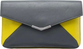 Fendi Pre-owned Cuir sacs-fendi - Femme - Pre-owned - Gris - Taille: ONE Size