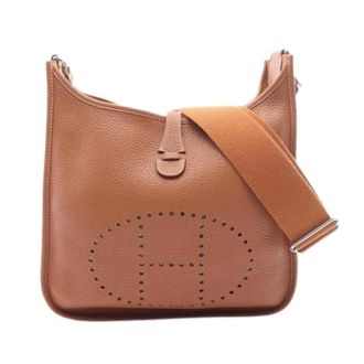 Herm&egrave;s Pre-owned Cuir sacs-ports-paule - Femme - Pre-owned - Brun - Taille: ONE Size