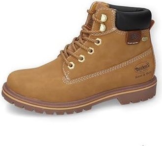 Dockers by Gerli Bottines de combat pour femme, imperm&eacute;ables, Golden Tan 910, 38 EU