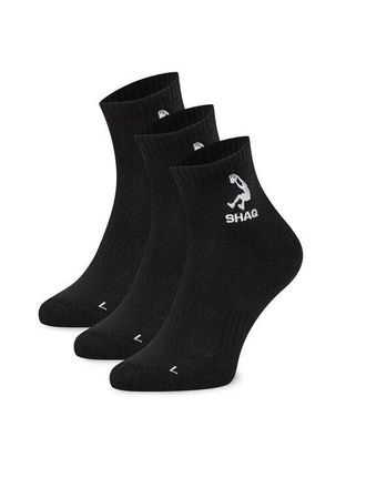 Shaq Kurze Socken CEO_AS_SHQ_H_001Z_AW26 (3-PACK) Schwarz