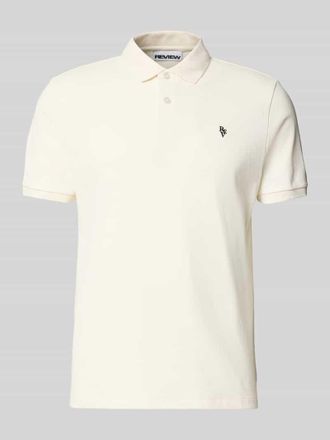 Review Modern Fit Poloshirt mit Logo-Stitching
