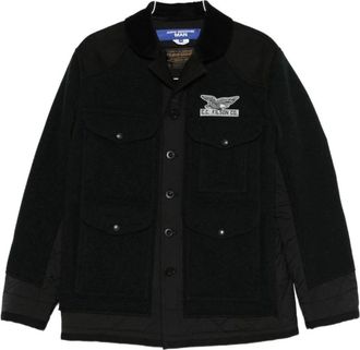 Junya Watanabe Homme, Vestes, Noir, Taille: L Wool Jacket