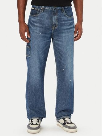 Guess Jeans M6YAB3 D2255 Blau Relaxed Fit