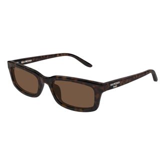 Balenciaga Rechteckige Sonnenbrille - - Accessories - unisex - Braun - 55 MM