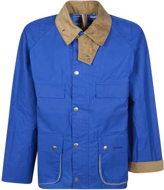 Barbour Homme, Vestes, Bleu, Taille: M SGR Bedale Royal Base Cotone