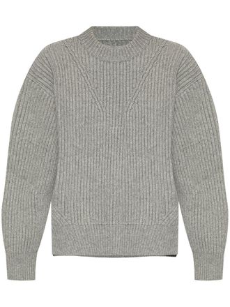 Jil Sander pull en laine à col rond - Gris