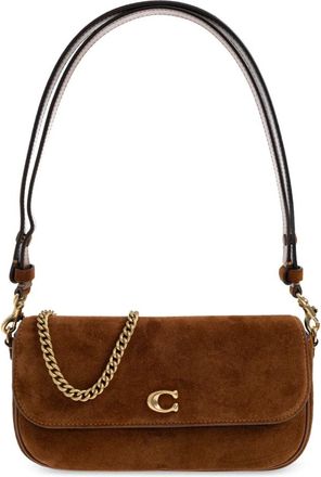 Coach Femme, Sacs, Brun, Taille: ONE Size Brook Flap Chain Shoulder Bag