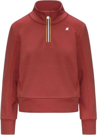 K-Way Femme, Sweatshirts et sweats &agrave; capuche, Rouge, Taille: 38 FR Louen Light Spacer