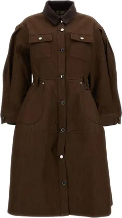 Simone Rocha Damen, Kleider, Braun, SGr&ouml;&szlig;e