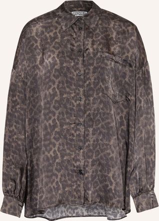 Essentiel Oversized-Hemdbluse Ilorin Mit Volants braun