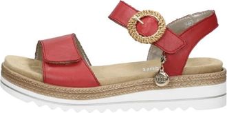 Remonte Femme, Chaussures, Rouge, Taille: 42 EU Sandales Plates