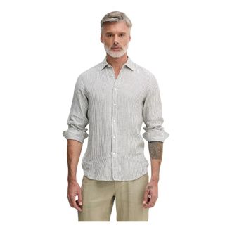 Benetton Chemise en lin pur - Homme - Chemises - Gris - Taille: S