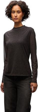 Street One Leo T-Shirt en Maille Darkest Brown 34