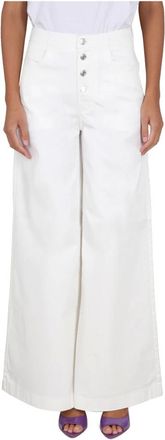 Department Five Department Five, Femme, Pantalons, Blanc, Taille: W28 Yoko Pantalone Extraflare
