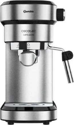 Cecotec Cecotec - Cafeti&egrave;re expresso 1350W - Pression 20 bars - Capacit&eacute; 1,2L - Pr&eacute;pare jusqu&agrave; 2 caf&eacute;s - Mousseur &agrave; lait inclus