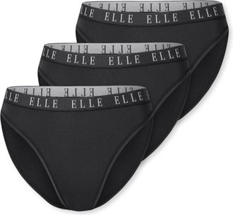 Elle Slip High Leg - ELLE LOGO