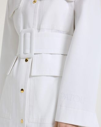 Patou Safari Parka Coat - White