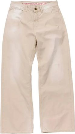 Stockholm Surfboard Club Stockholm Surfboard Club, Homme, Pantalons, Beige, Taille: S Ralf 5-pocket Chino Pantalons