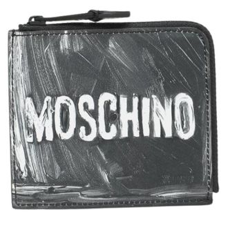 Moschino Pre-owned Leder-Portemonnaies - - Pre-owned - Herren - Grau - ONE SIZE