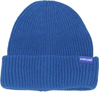 Usual Gentlemen Beanie M&uuml;tze - - Accessories - Herren - Blau - ONE SIZE