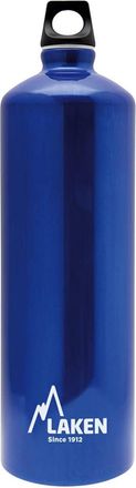 Laken Futura Alu Trinkflasche Schmale Öffnung Schraubdeckel mit Schlaufe 1.5L, Blau