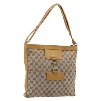 Gucci Sac bandouli&egrave;re vintage GG Canvas Pre-owned - Femme - Pre-owned - Brun - Taille: ONE Size