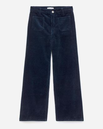 Arket Schlaghose Aus Cord -Blau