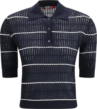 Max Mara Polo Gallo - Femme - Pulls - Bleu - Taille: 38 FR