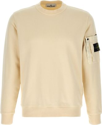 Stone Island Beiges Baumwoll-Sweatshirt