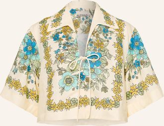 Alemais Al&eacute;mais Blusenshirt Sophia Aus Leinen weiss