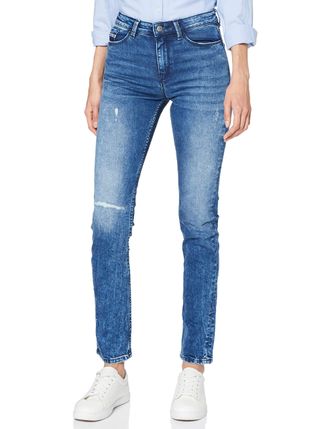 Esprit Damen 120EE1B307 Jeans, 902/BLUE MEDIUM WASH, 25/32