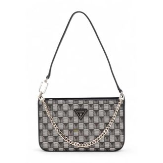 Guess G Wave II Mini Schultertasche mit Rei&szlig;verschluss oben - - Bags - Damen - Schwarzk - ONE SIZE