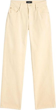 7 For All Mankind Jean Droit - Blanc