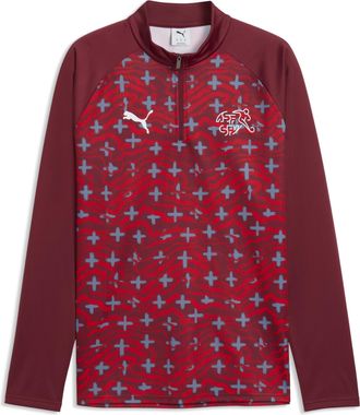 Puma Schweiz Slim Fit Aufw&auml;rmoberteil Herren, Accessoires, Rot, 3XL