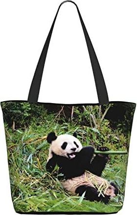 AOOEDM Animal Panda Ladies Shopping Bag 13x11x7in.Le cadeau parfait pour la Saint-Valentin.Cest de la Saint-Valentin pour maman, fille, &eacute;pouse, etc